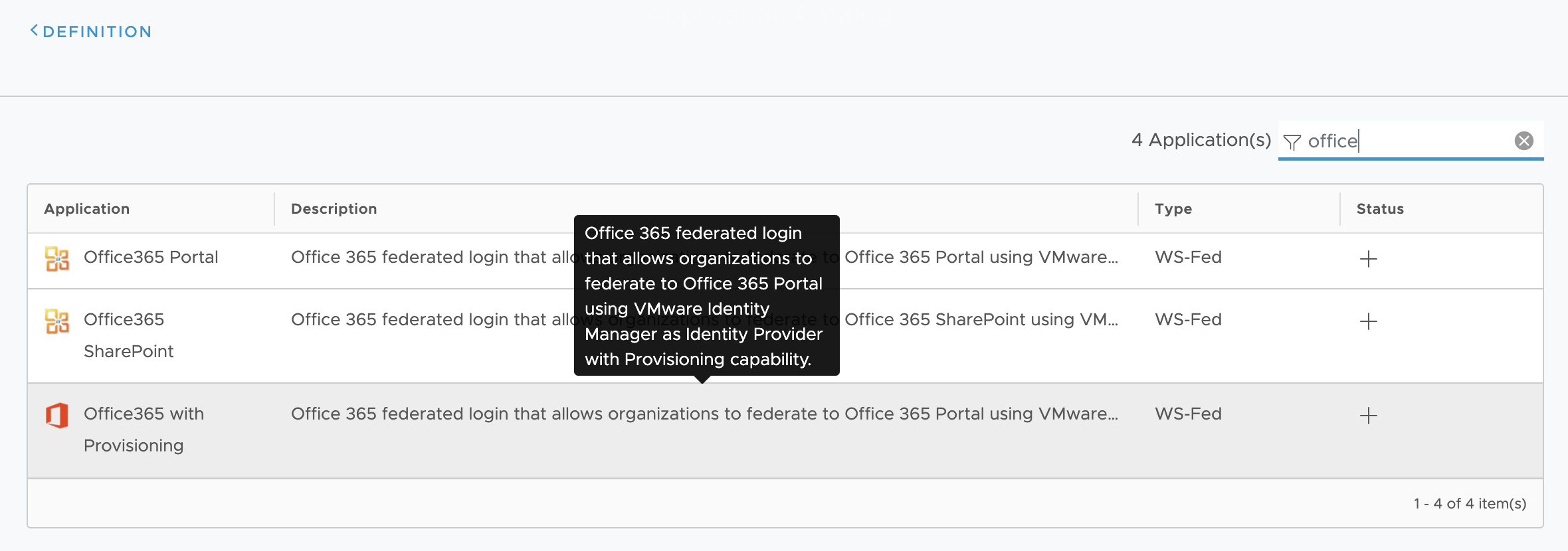 Use Case – Federating Office 365 with Provisioning – Workspace One ...